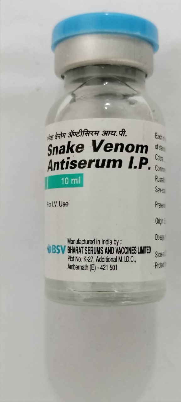 Snake Venom Antiserum 10ml – Globalhealth Solution